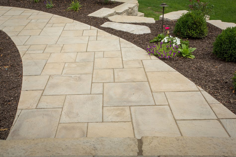 Patio Paver Slabs - Rosetta Dimensional Flagstone