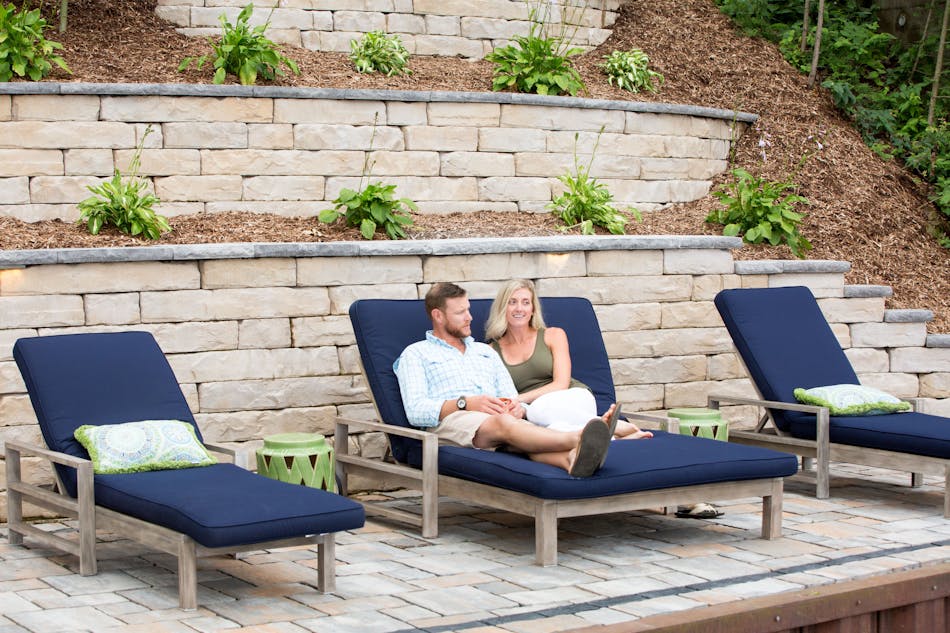 Snapped Limestone Freestanding or Retaining Wall - Rosetta Kodah