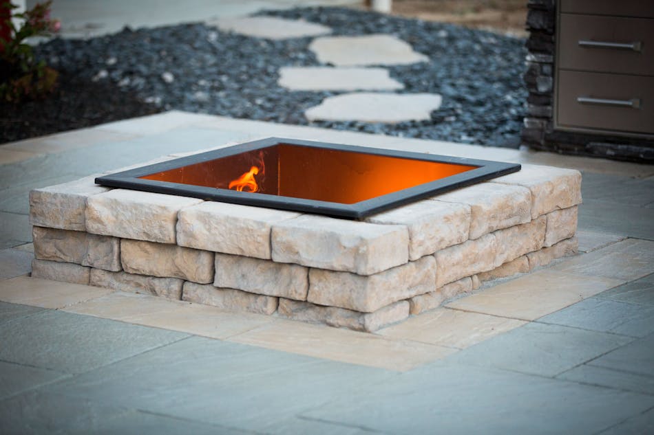 Square Stone Kit - Rosetta Dimensional Fire Pit