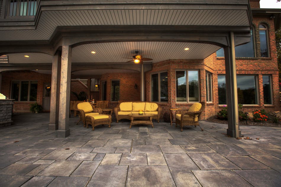 Patio Paver Slabs - Rosetta Dimensional Flagstone