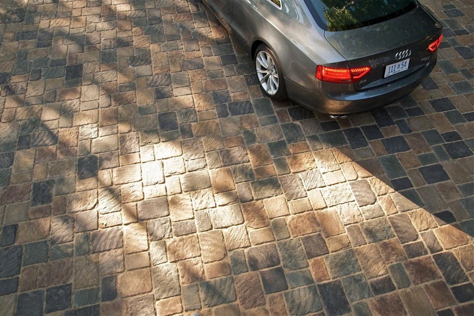 Rosetta Old Mission Pavers Make Stunning Driveway